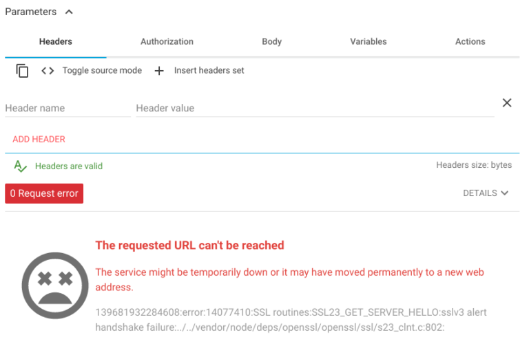Error Advanced Rest Client (ARC) con LetsEncrypt SSL nginx 1.10 | JavierLeal.com